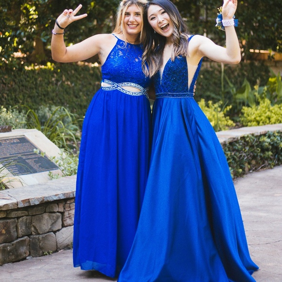 Dresses | Deep Blue Prom Dress | Poshmark